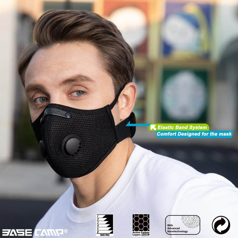 BASE CAMP M Plus Mask: #1 Woodworking Reusable Dust Masks – BASE CAMP® Mask