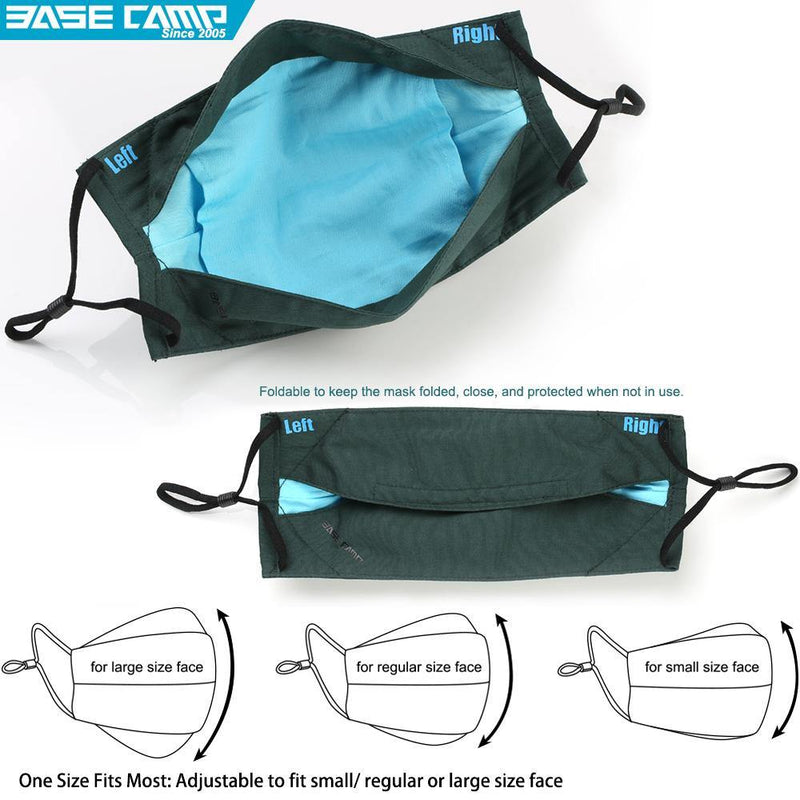 BASE CAMP Cloth Mask: The Most Comfortable Reusable Cloth Face Mask ...